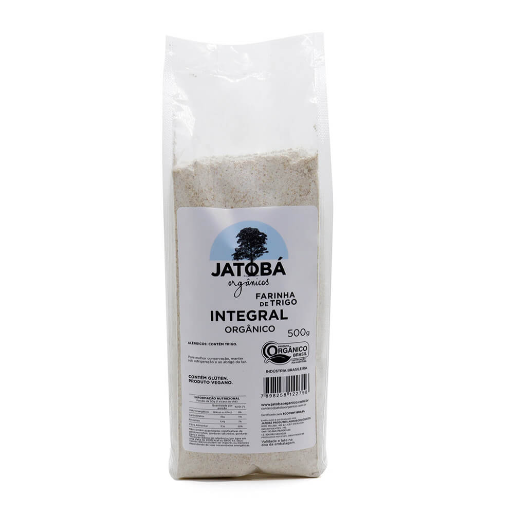 Farinha de Trigo Integral - Produtos - Jatobá Orgânicos