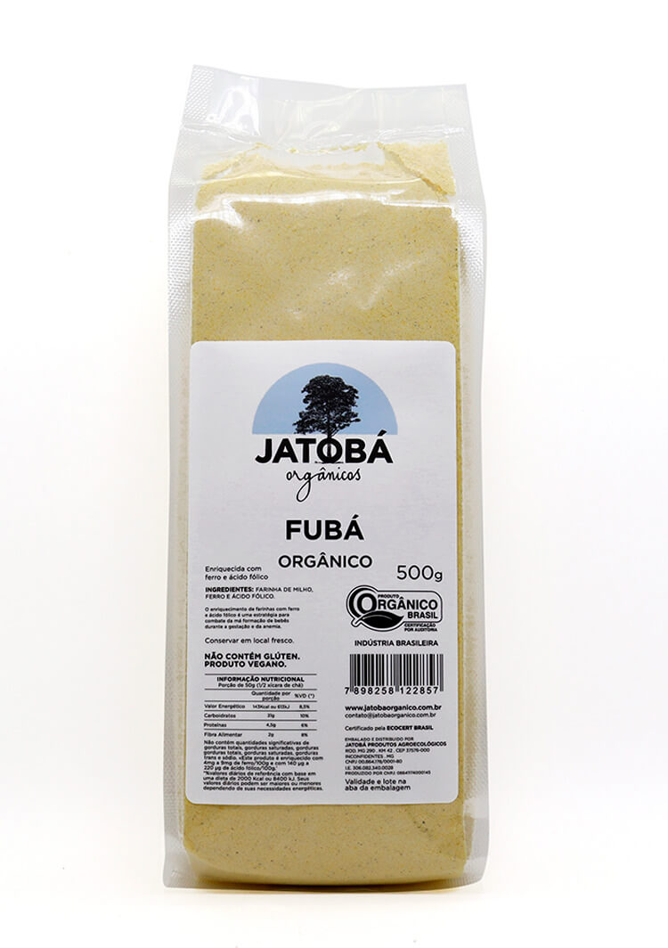 Fubá - Produtos - Jatobá Orgânicos